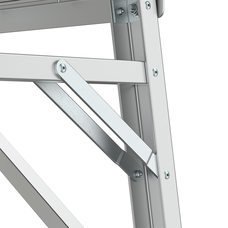 6-Step Rolling Platform Ladder - Leander Industry Inc